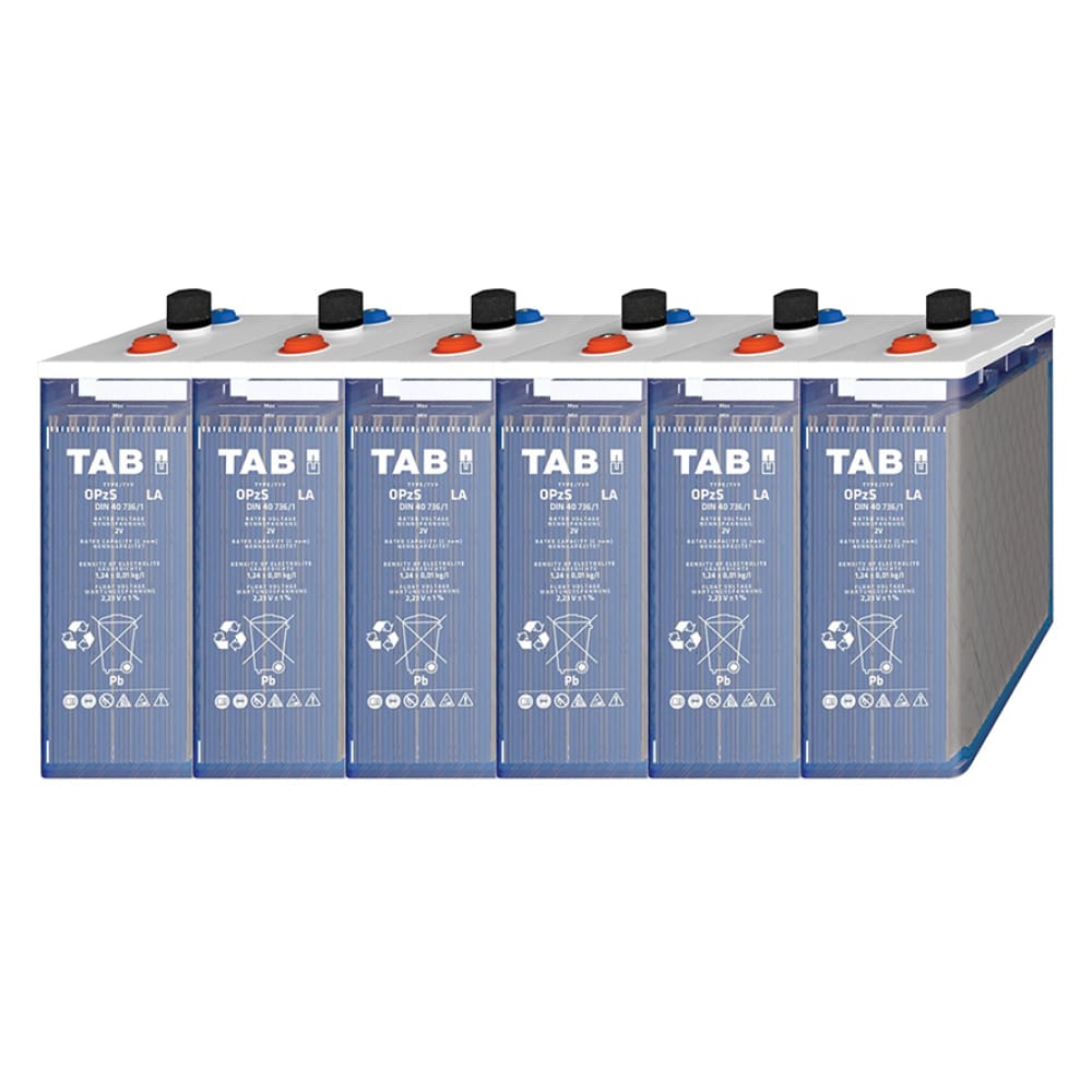 TAB 12V stationary battery - 6x OPzS 200 2V/200Ah - FVComponentes.com